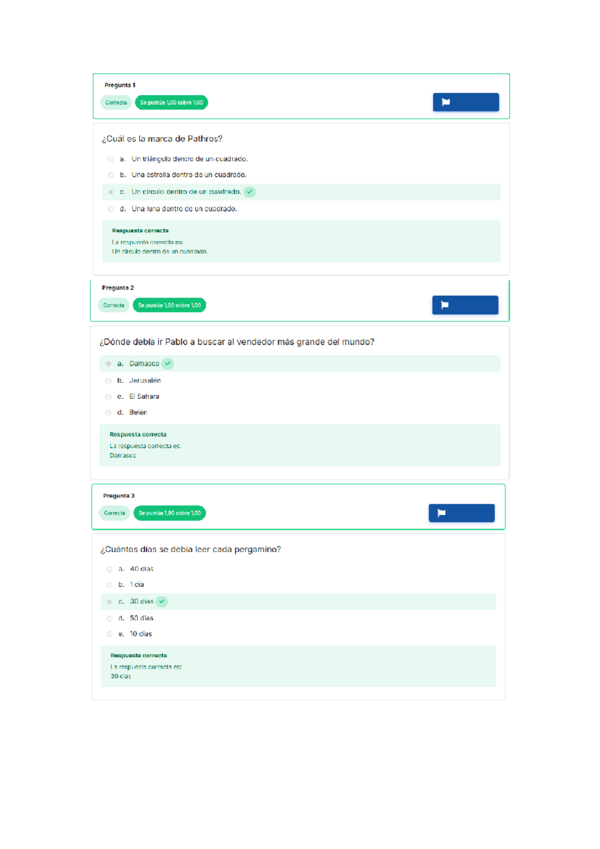 Control de lectura Unidad II - Preguntas y Respuestas Correctas - Studocu