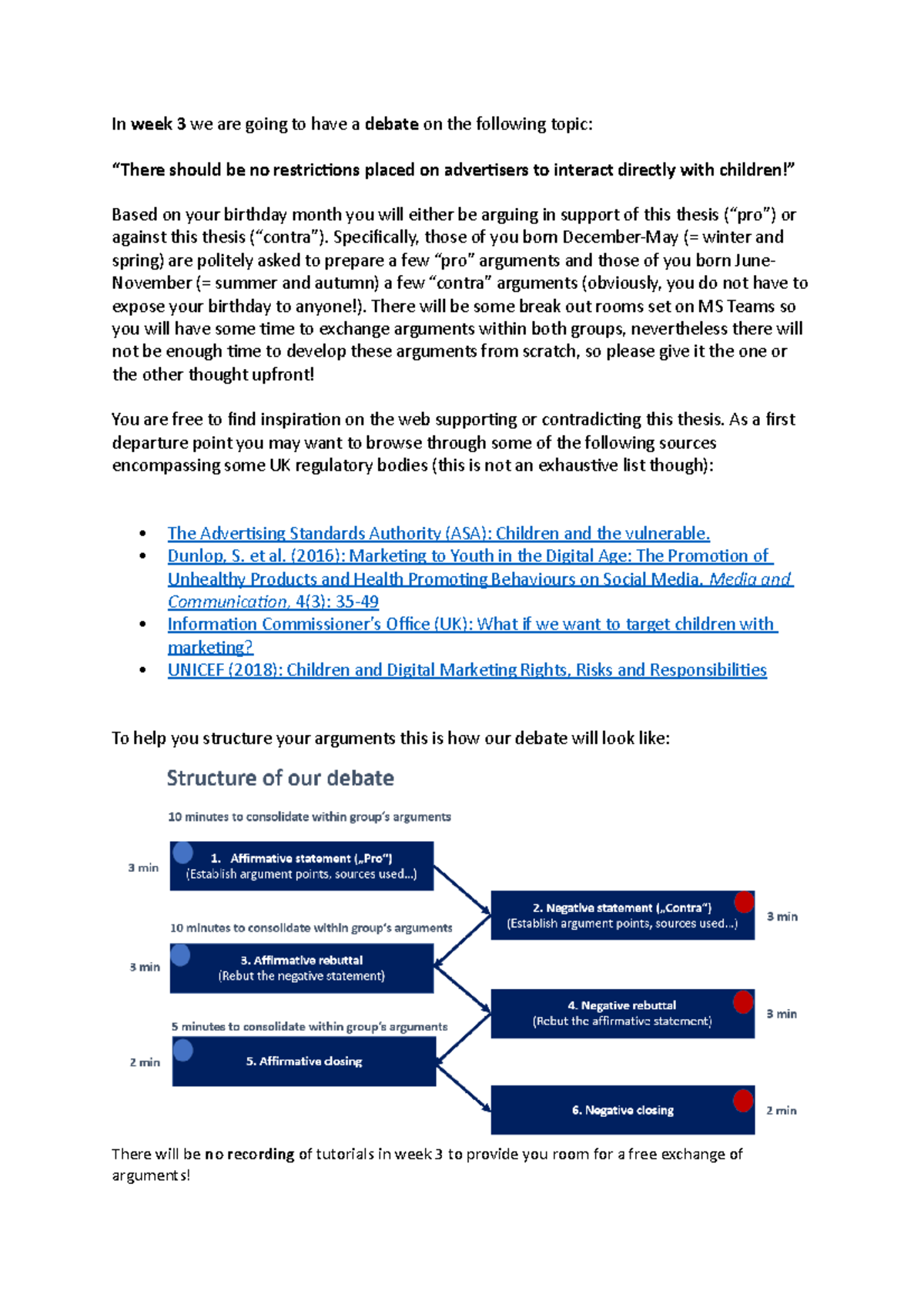 Week 3 tutorial - Lecture notes 3 - In week 3 we are going to have a ...