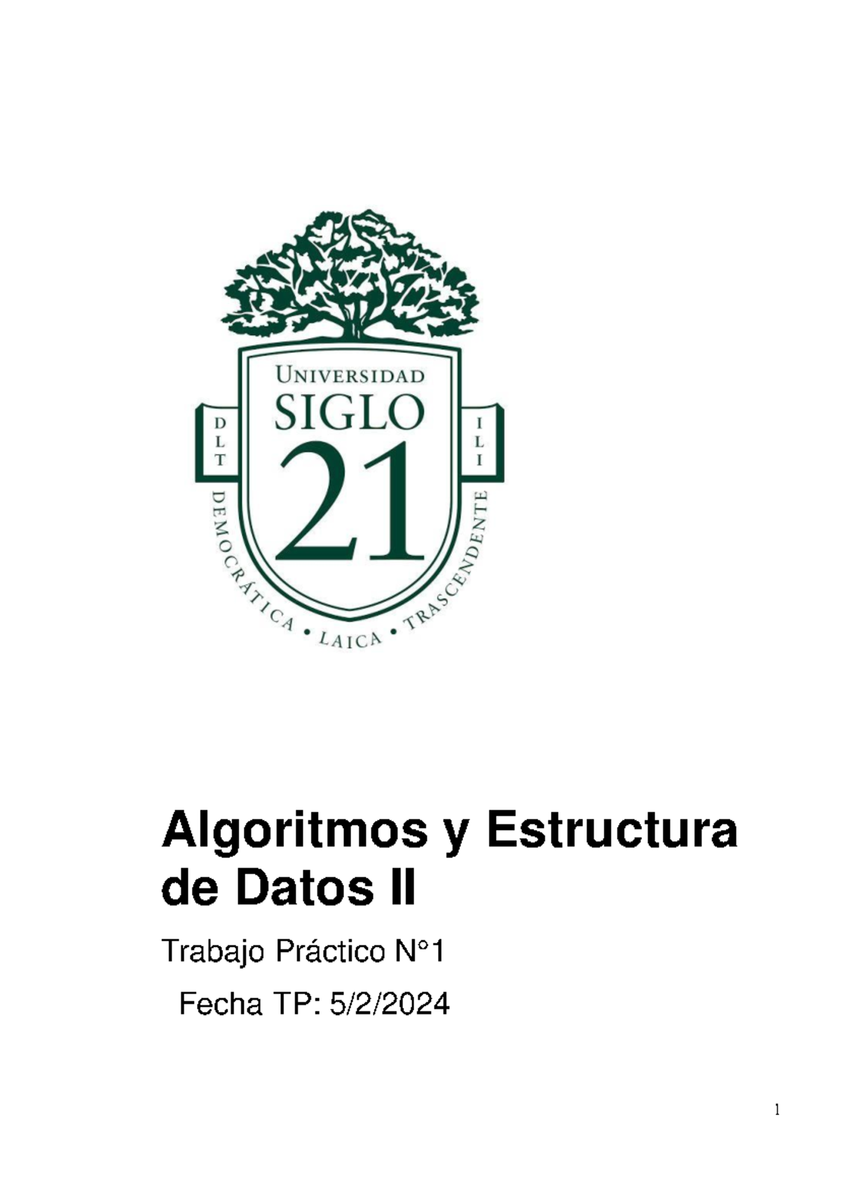 TP1: Algoritmos y Estructura de Datos II - Análisis de Proyecto Web - Studocu