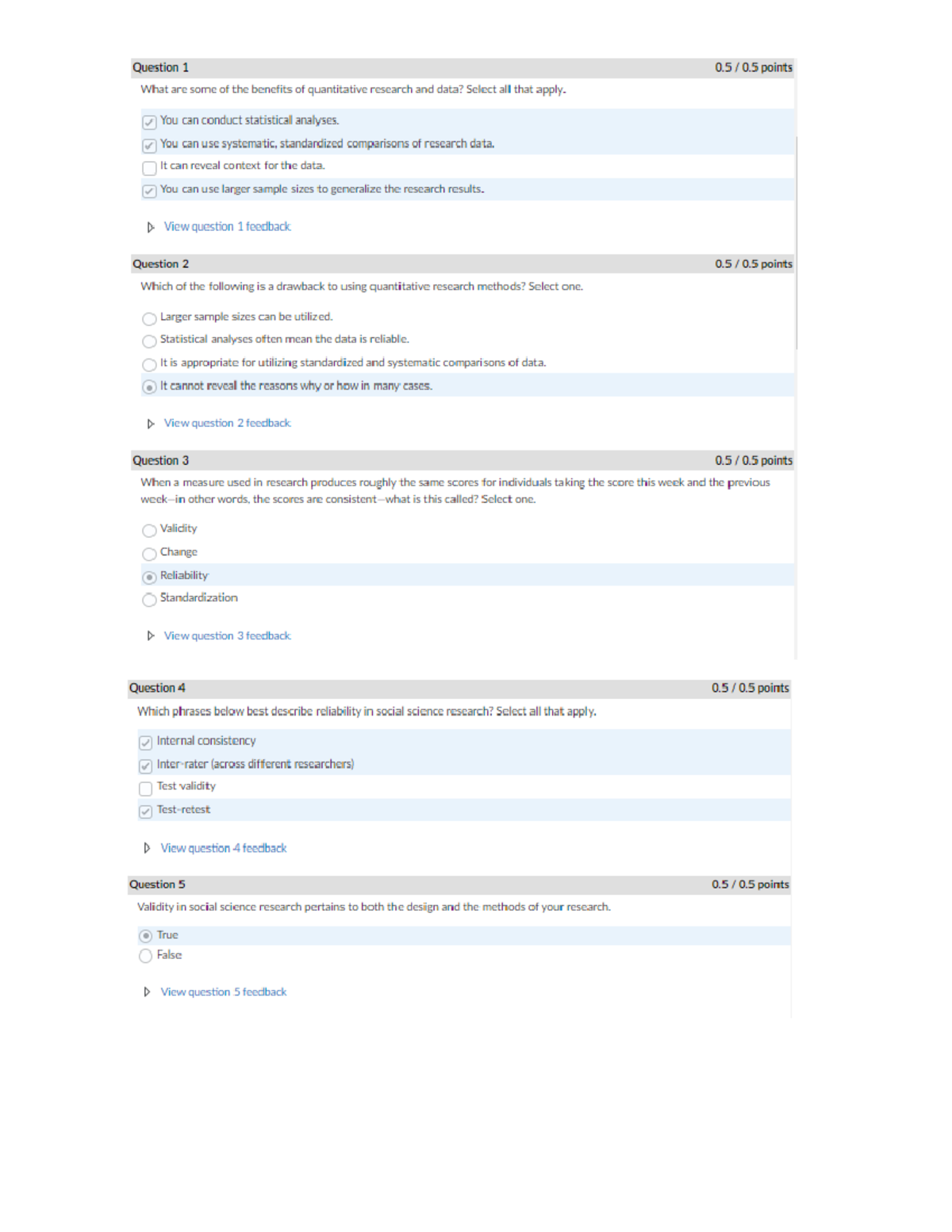3.0 Quiz: Check Your Knowledge and Comprehension - Studocu