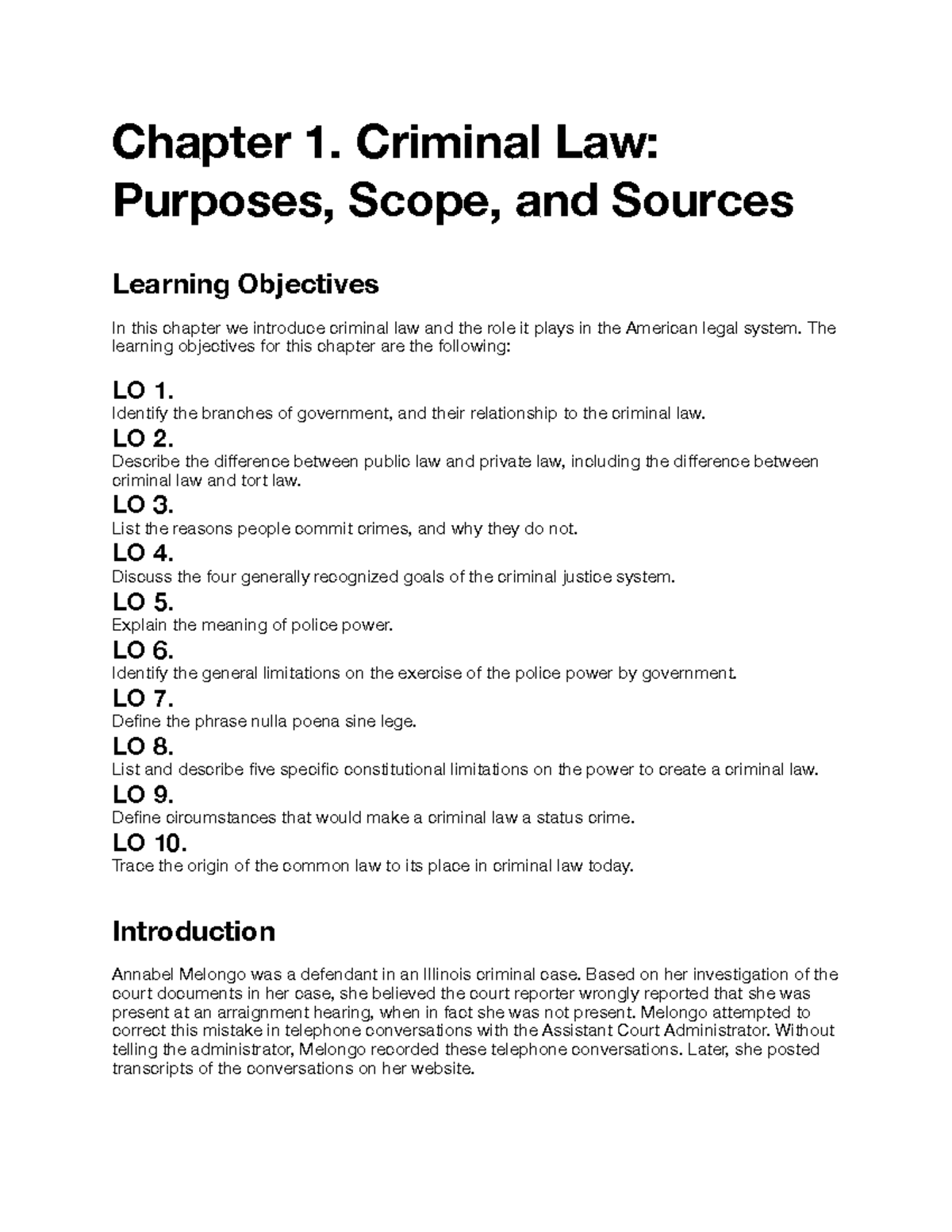 Criminal Law: Foundations, Principles, and Case Studies (FS 00301 ...