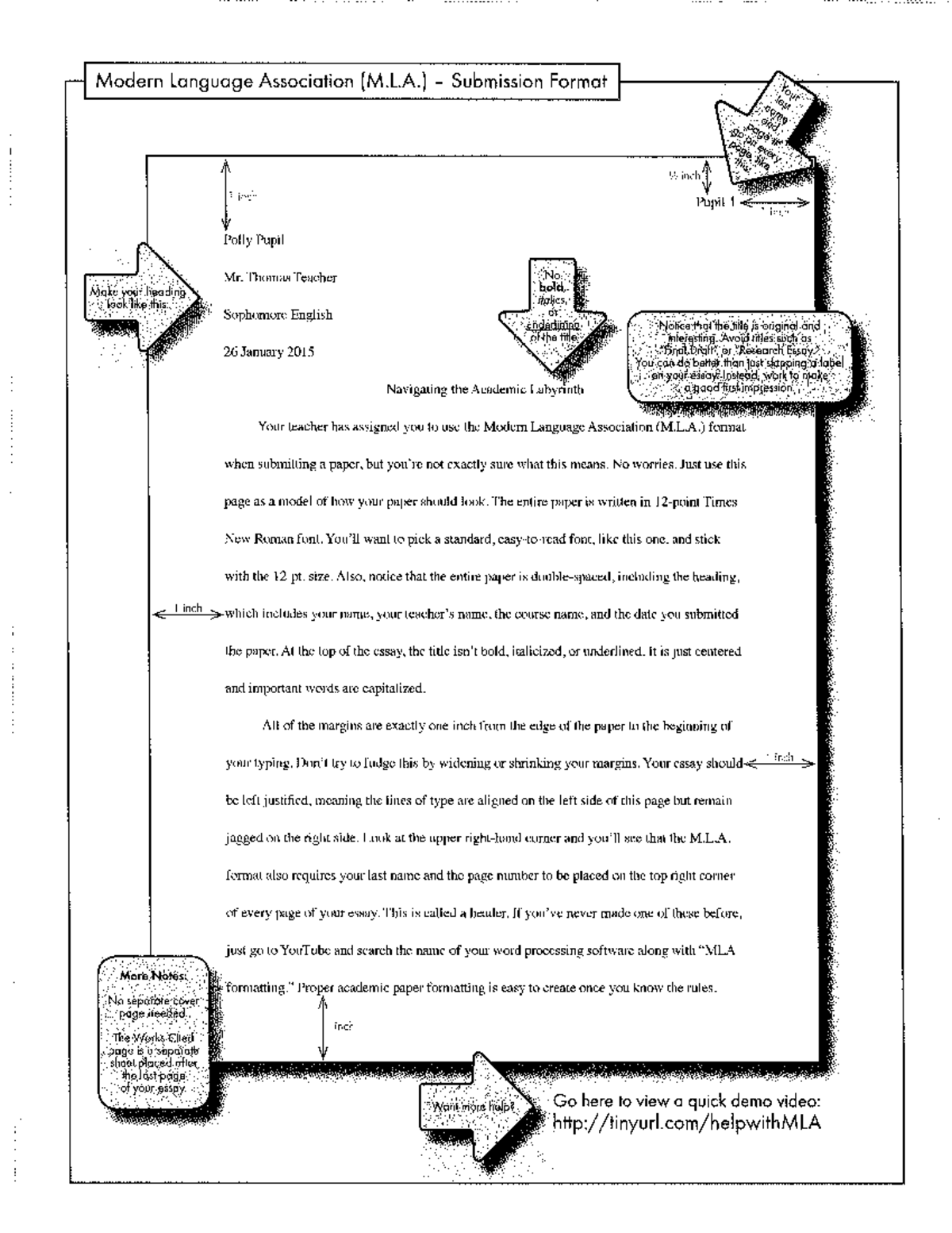 MLA Format Guidelines for Academic Papers: A Student's Guide - Studocu