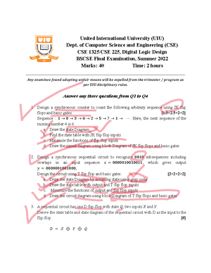Lab Report 2 - Digital Logic Design - Disclaimer: I thereby certify that this lab report is ...