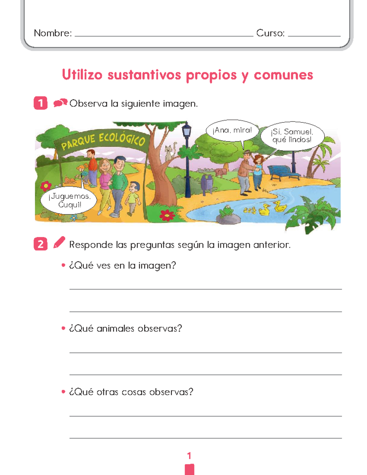 P56 sustantivos Propio Y Comun impreso - lengua y literatura - 11 ...