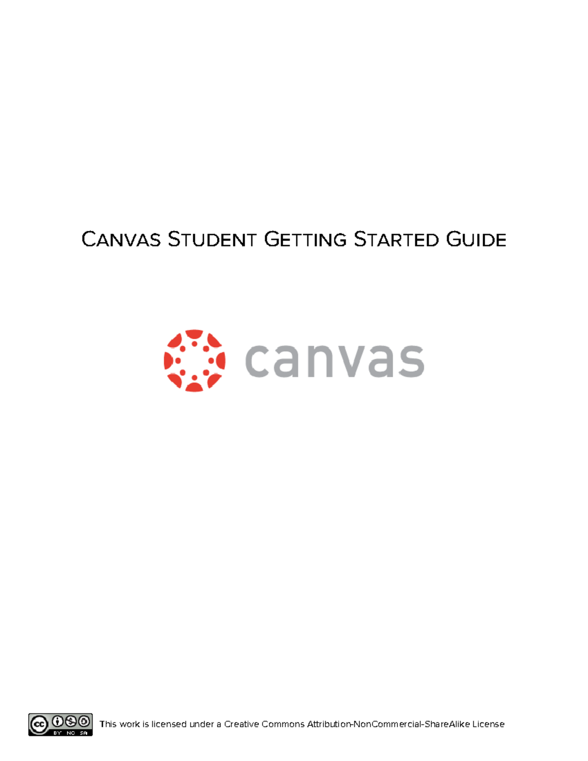 Canvas Student Getting Started Guide: Essential Terms & Features - Studocu
