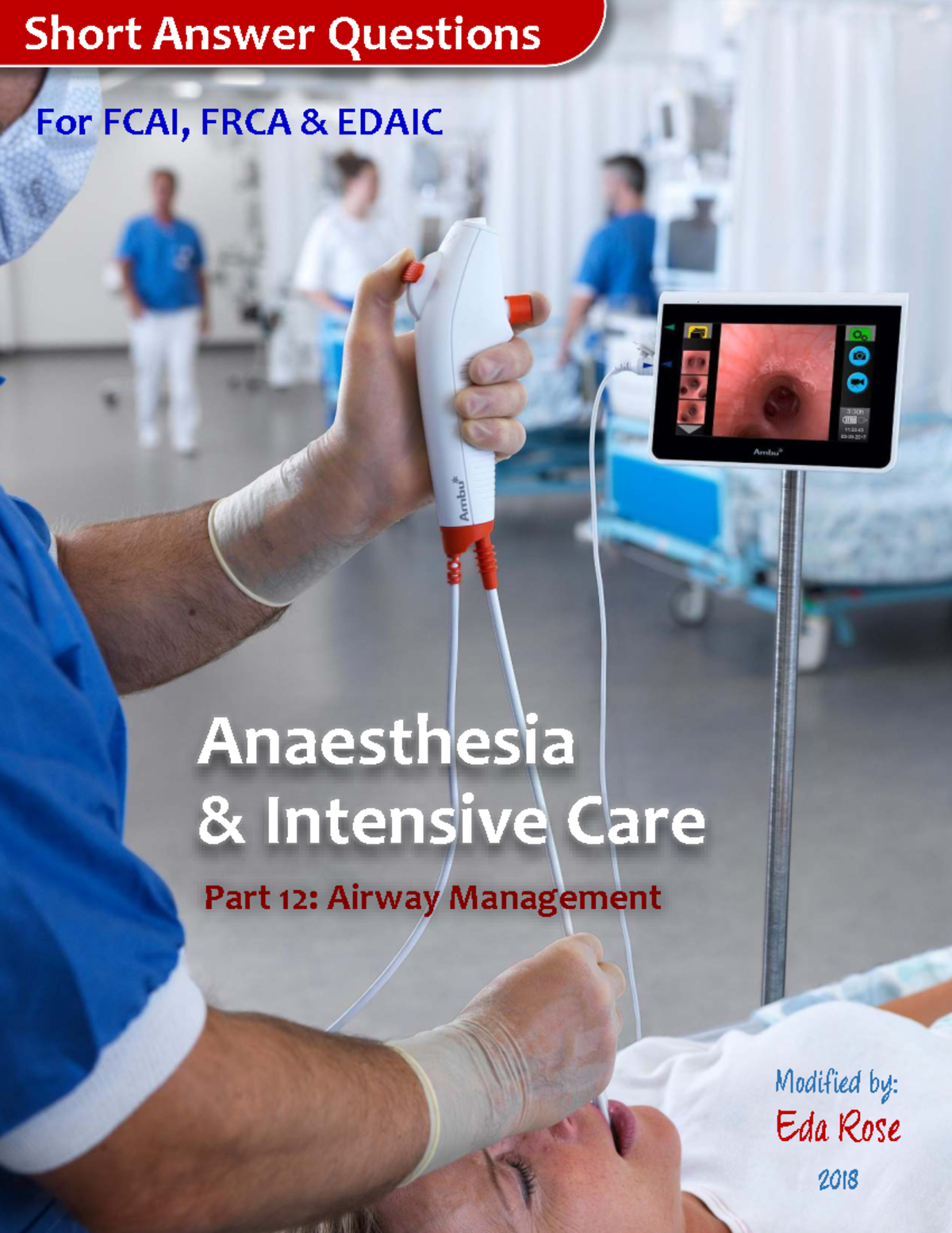 Airway Management SAQ for FCAI, FRCA EDAIC: Part 12 Insights - Studocu