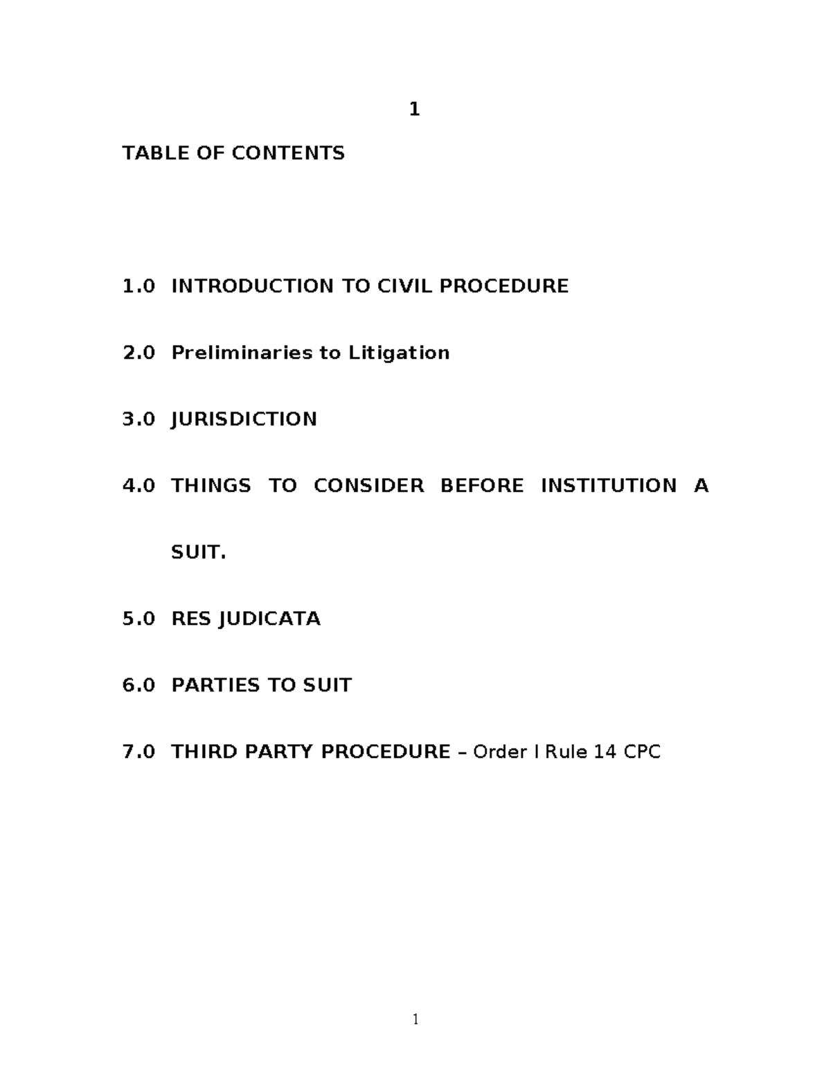 Civil Procedure Guide: Key Aspects and Considerations in CPC - Studocu