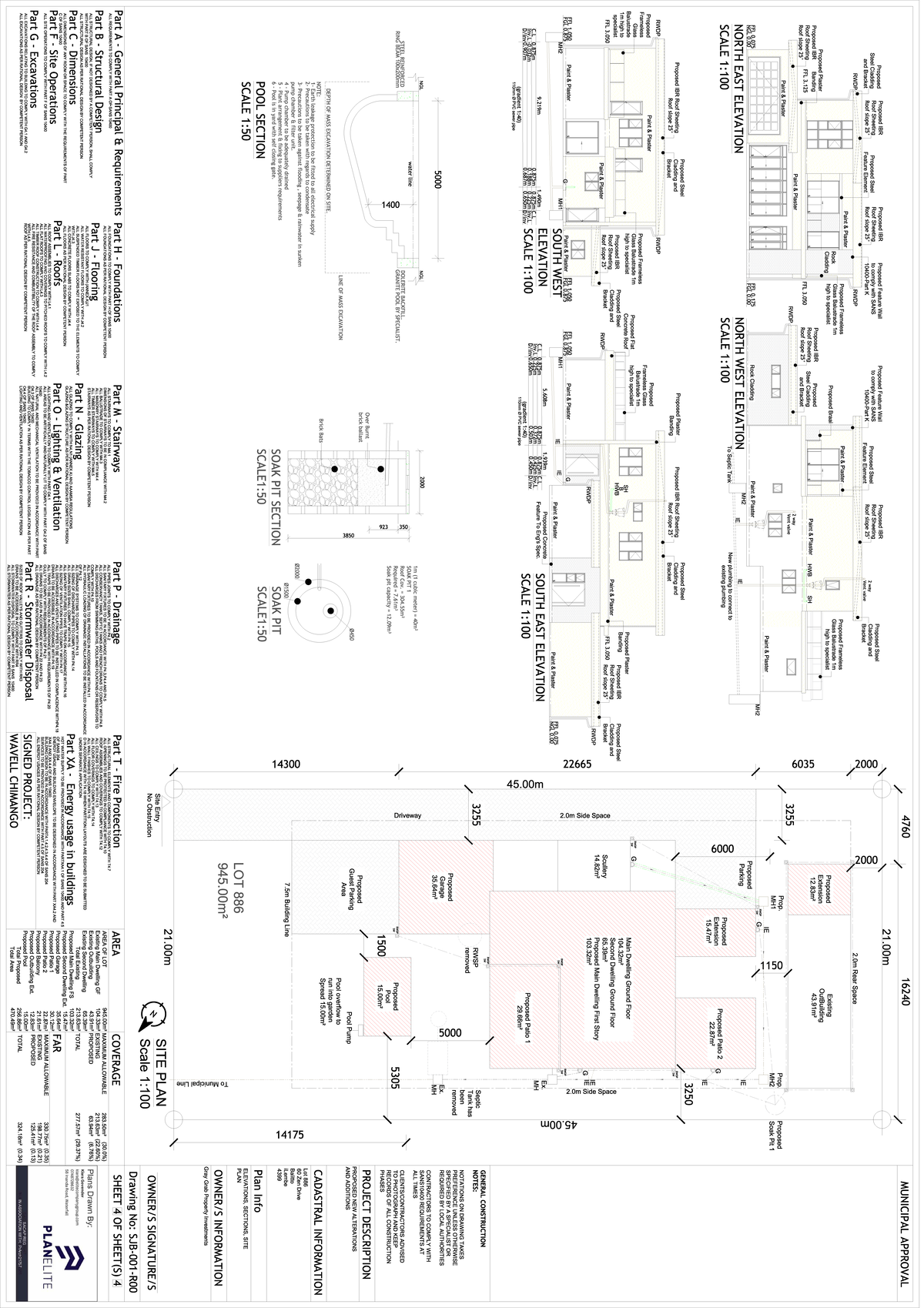 Municipal Approval Site Plan and Elevations - Studocu