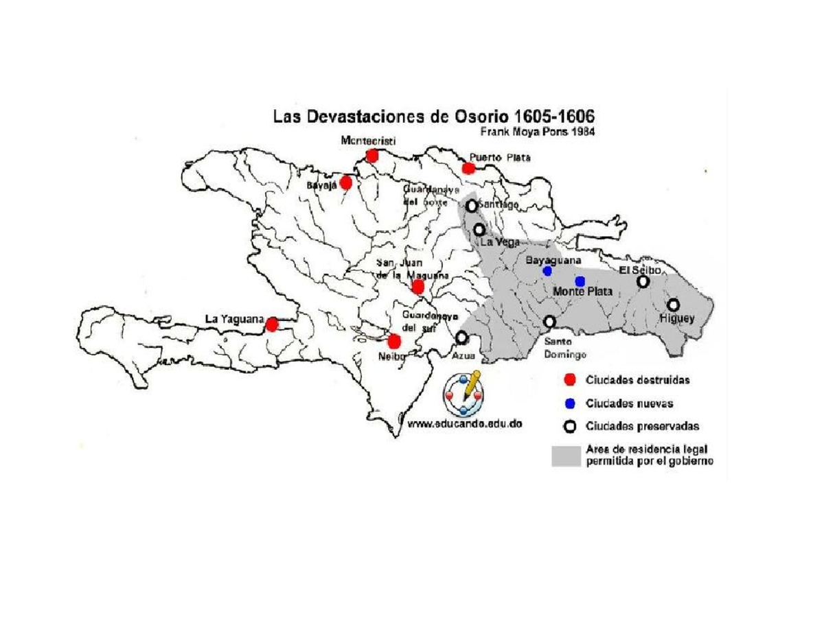 Mapa de las Devastaciones de Osorio - Análisis Geográfico - Studocu