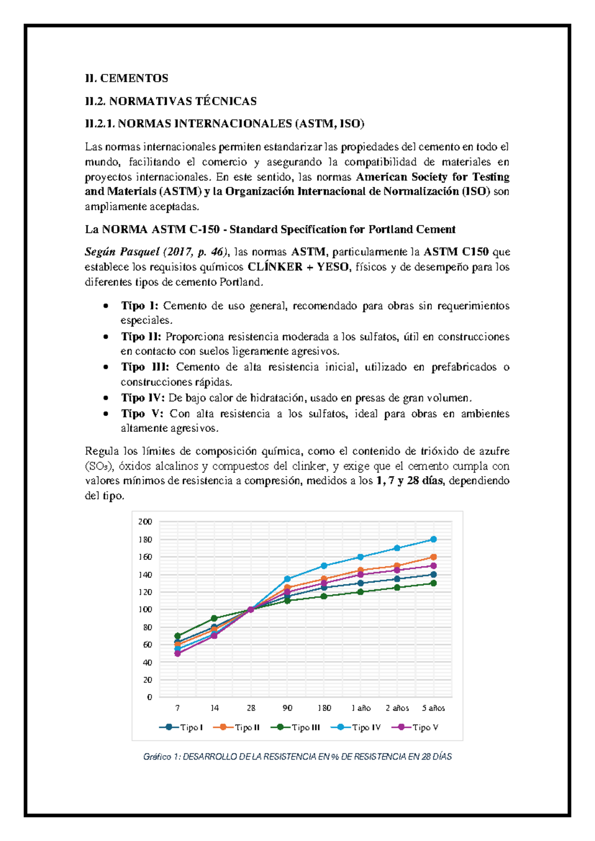 Cementos y Normativas Técnicas: ASTM e ISO en el Contexto Peruano - Studocu