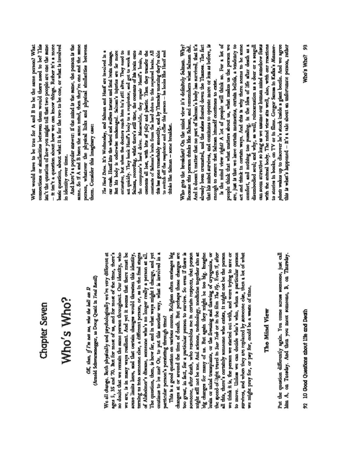 PHIL 101: Chapter 7 - Exploring Personal Identity and the Mind-Body ...