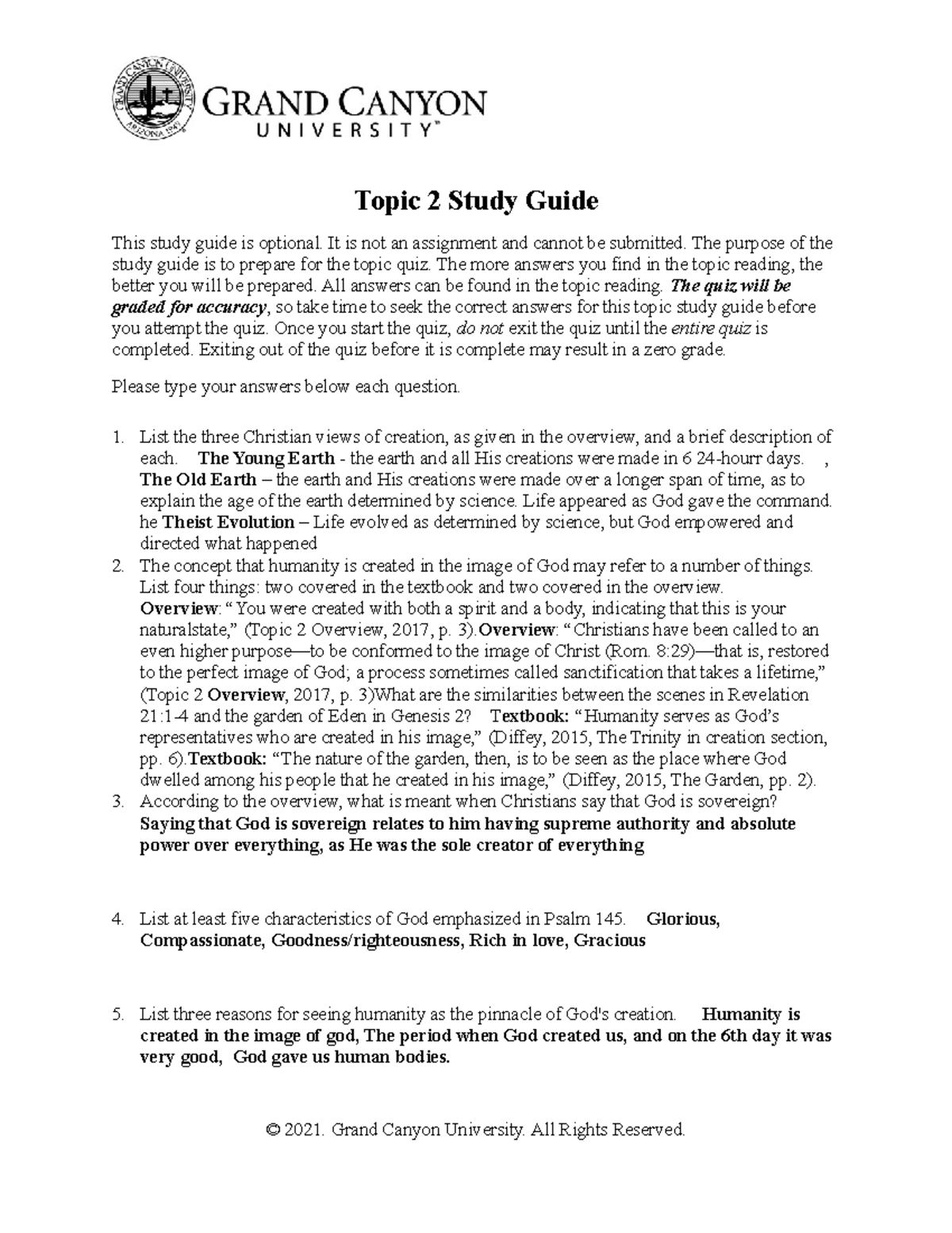 CWV 101 301 RS T2Study Guide Online - Topic 2 Study Guide This study ...