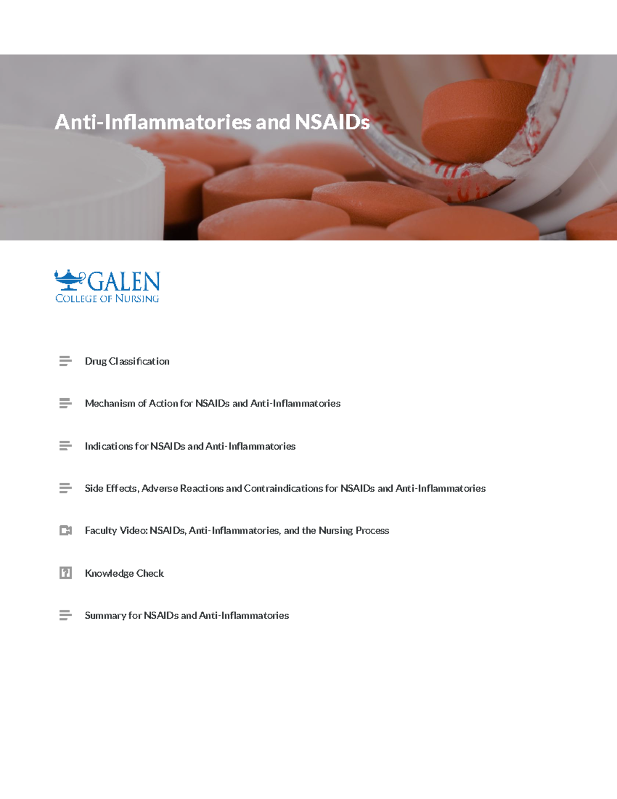 NSAIDs & Anti-Inflammatories: Mechanisms, Indications, & Risks - Studocu