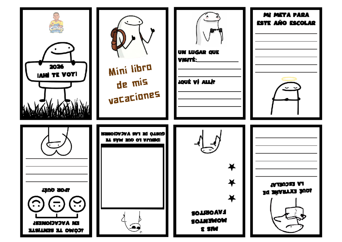 Mini libro bienvenidos 2026 - Instrucciones ¿POR QUÉ? Mini libro de mis ...