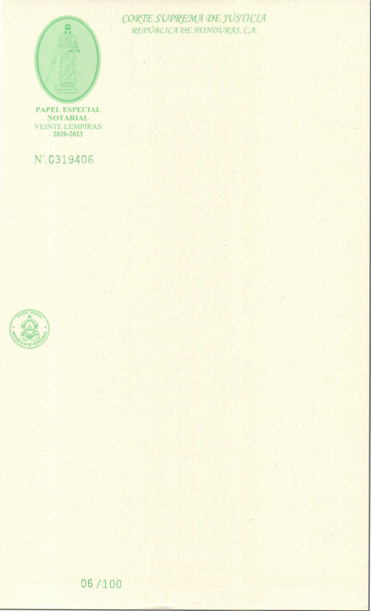 Papel Notarial 2020 2023 3 - Derecho Notarial - I CORTE SUPREMA DE JUSTICIA REPUBLICA DE ...