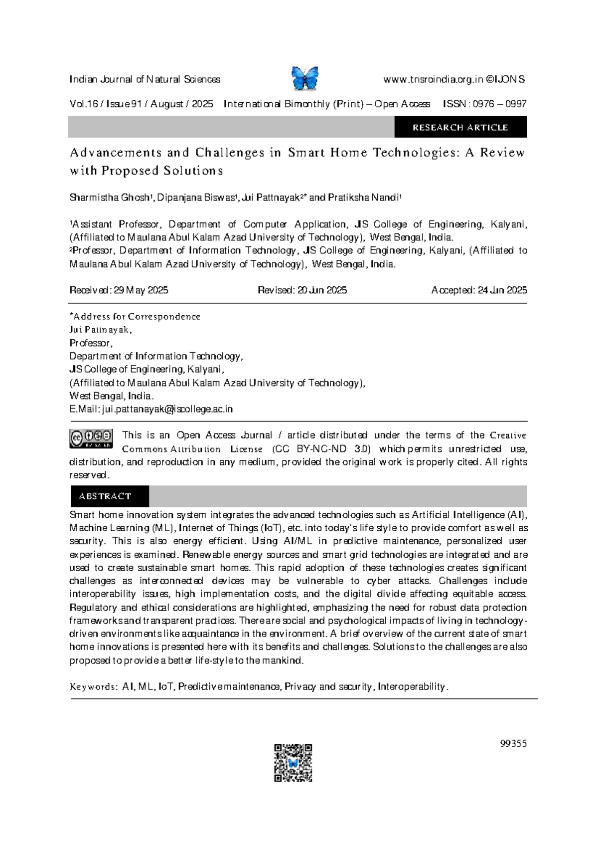 Advancements and Challenges in Smart Home Tech: A Review (Smarthome ...