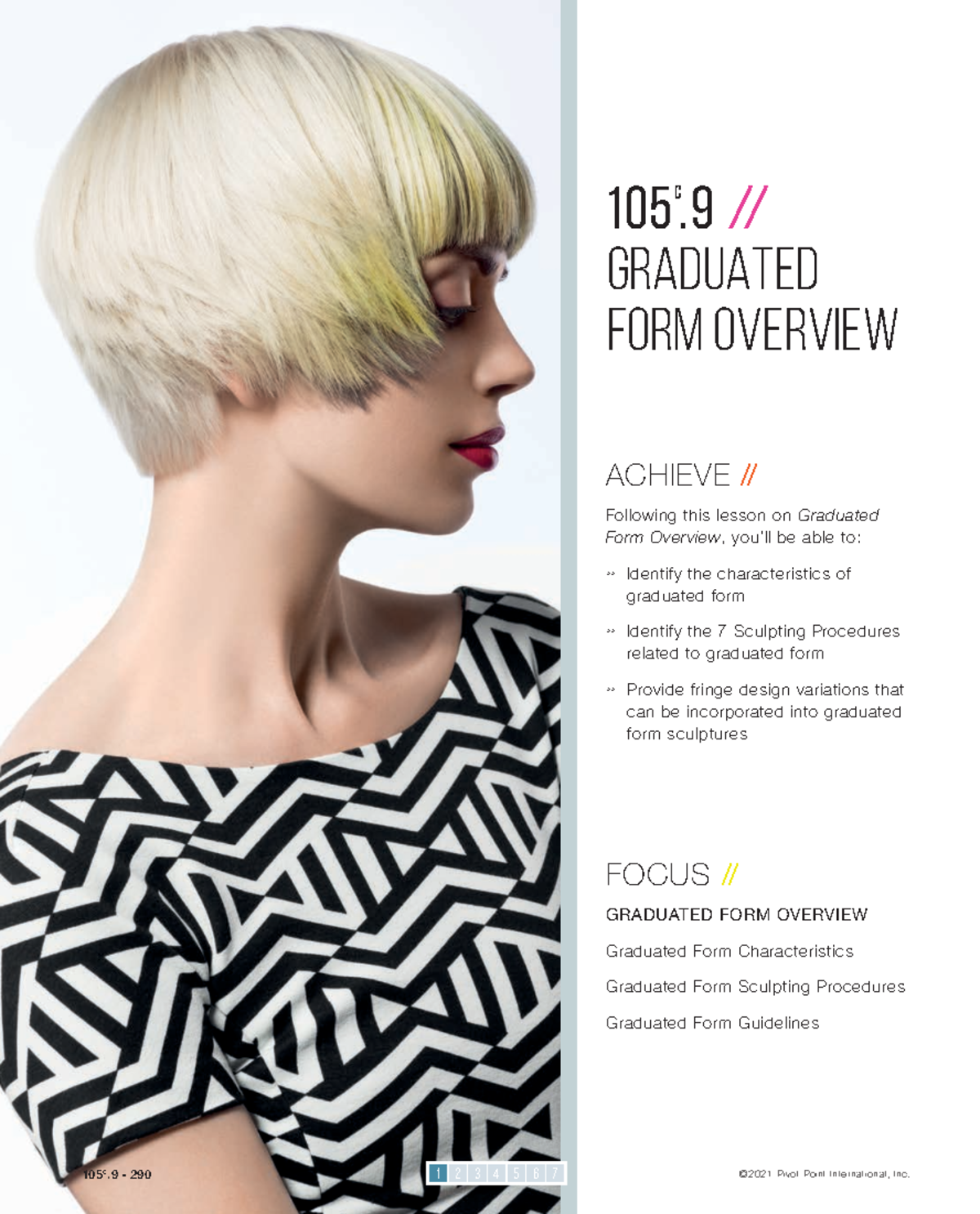 Graduated Form Overview - Cosmetology 105 C.9 Notes & Procedures - Studocu