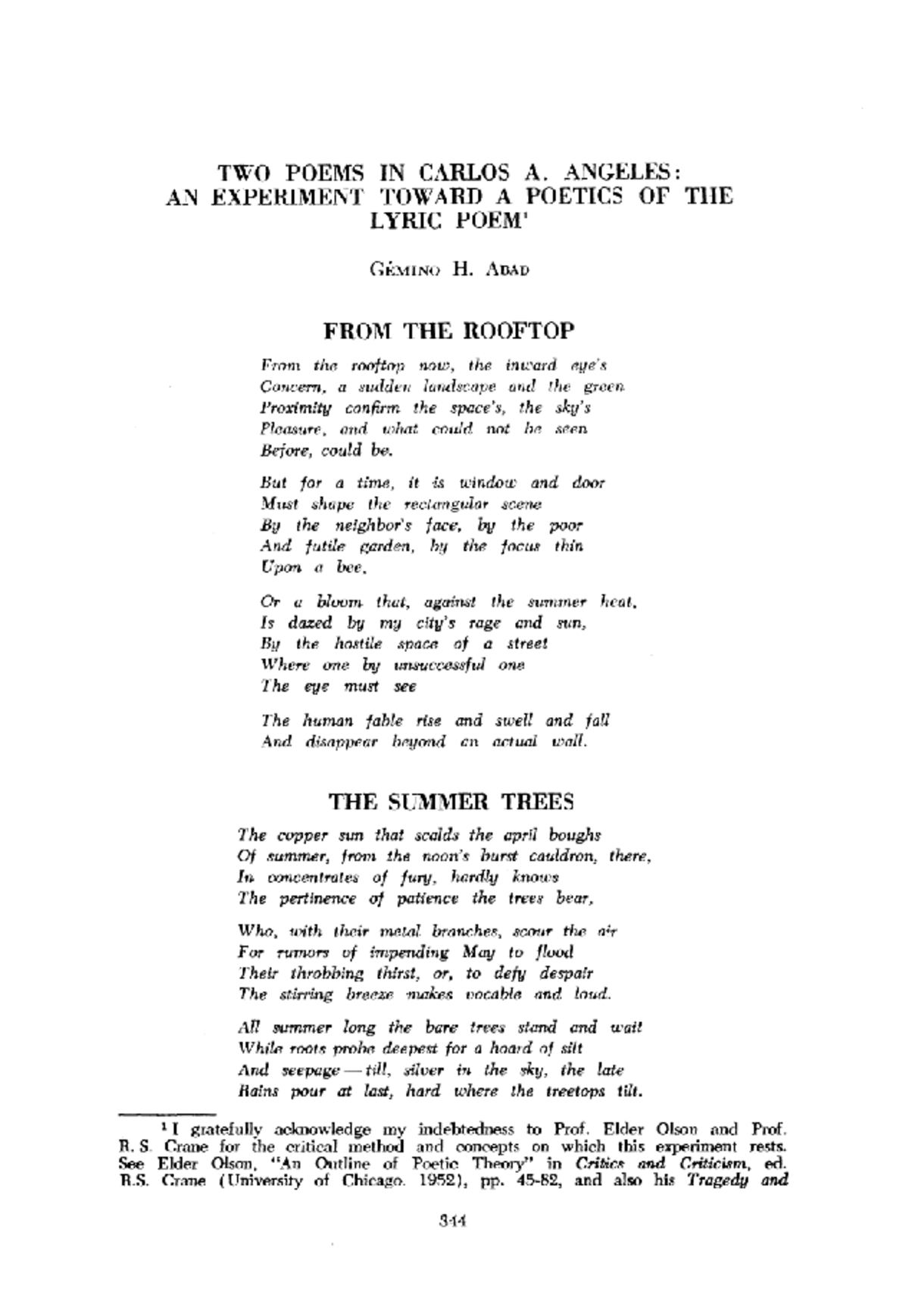 Abad-poems in carlos a angeles experimental toward poetics lyric poem ...