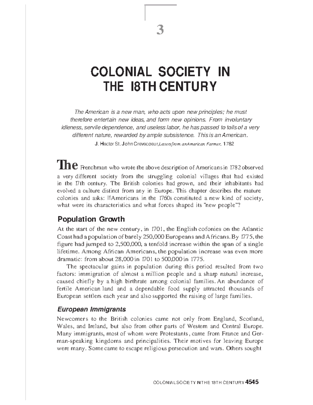 COLONIAL SOCIETY IN THE 18TH CENTURY: A COMPREHENSIVE OVERVIEW - Studocu