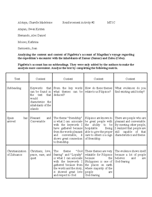 Activity 3 - PRIMARY SOURCE: SANTIAGO ALVAREZ “MEMOIRS OF A GENERAL ...