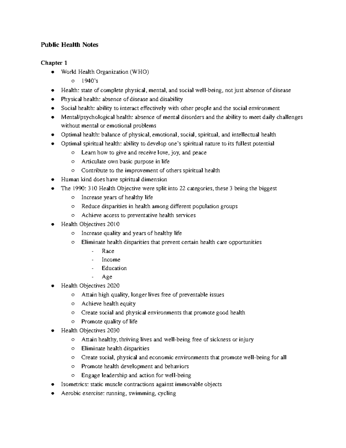 Public Health Notes Fall 2025 Insights On Physical Activity And Health 4709