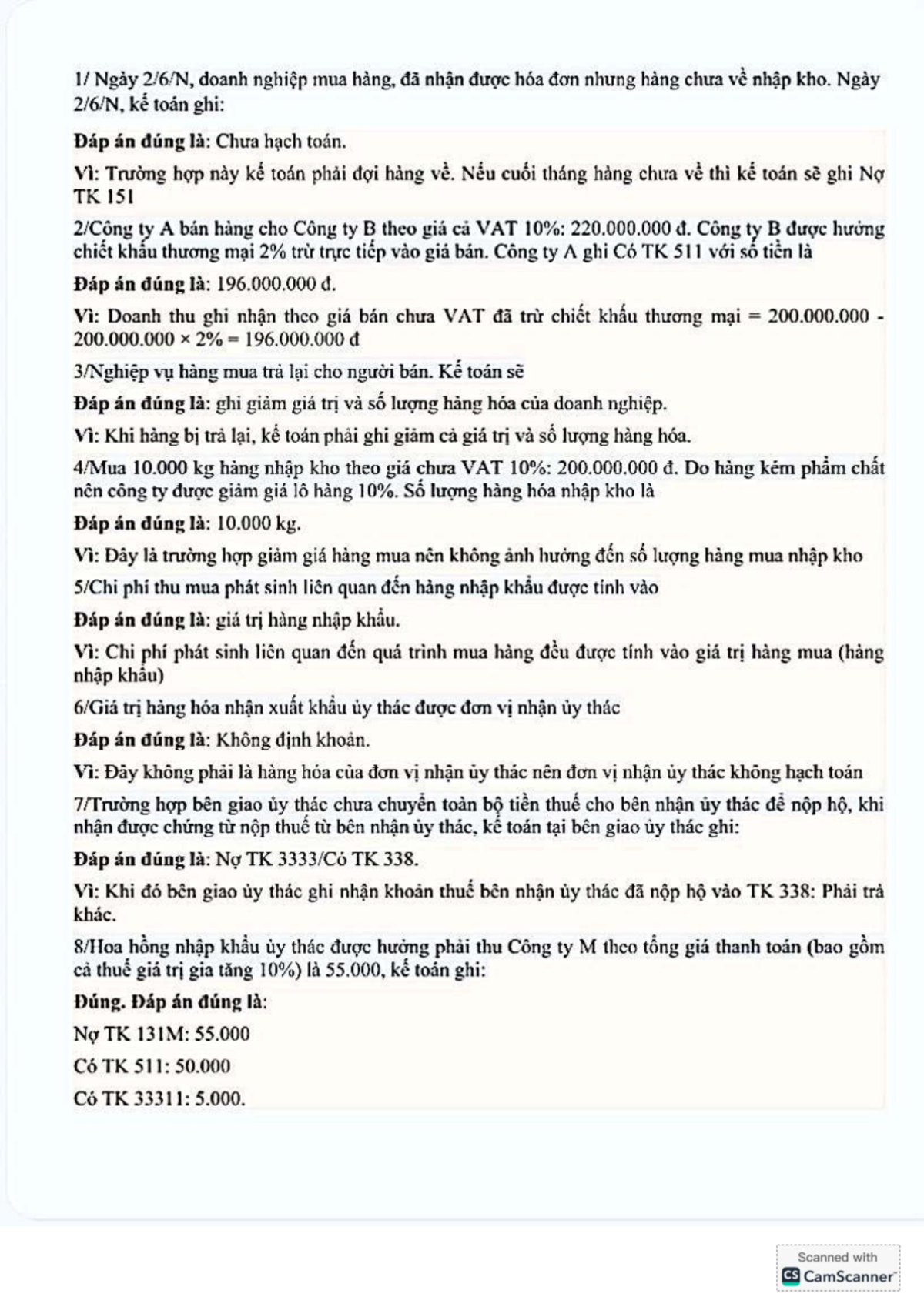 Kế Toán Tài Chính 3: Hướng Dẫn Ghi Nhận Doanh Thu và Chi Phí - Studocu