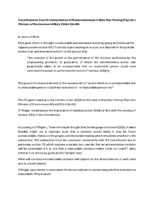 PAJA Lesson 4- Section 6 of PAJA - Section 6 of PAJA