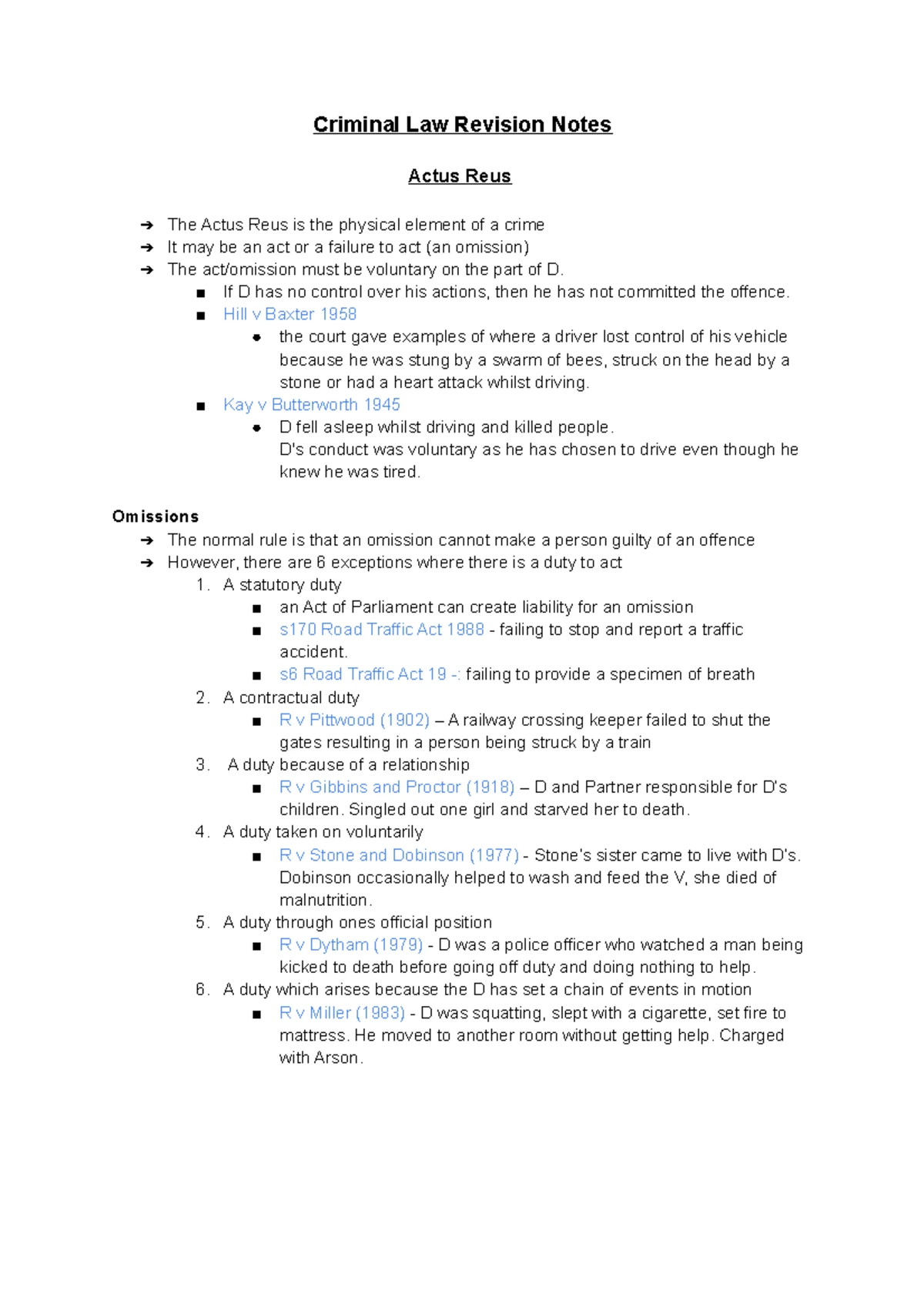 Legal - Notes Regarding The Thin Skull Rule (With Examples) - Thin ...