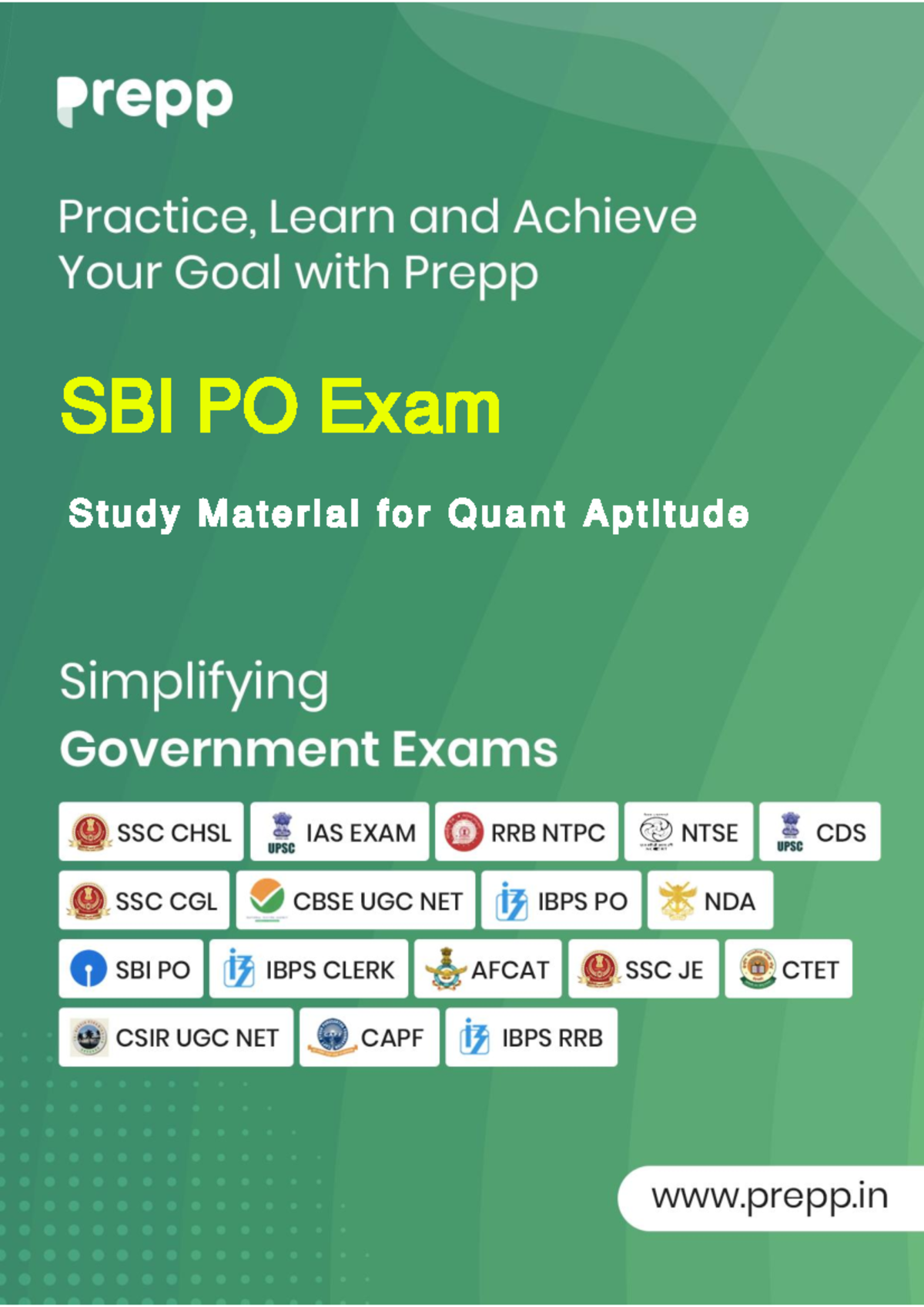 SBI PO Exam Study Material: Quant Aptitude Simplification Guide - Studocu