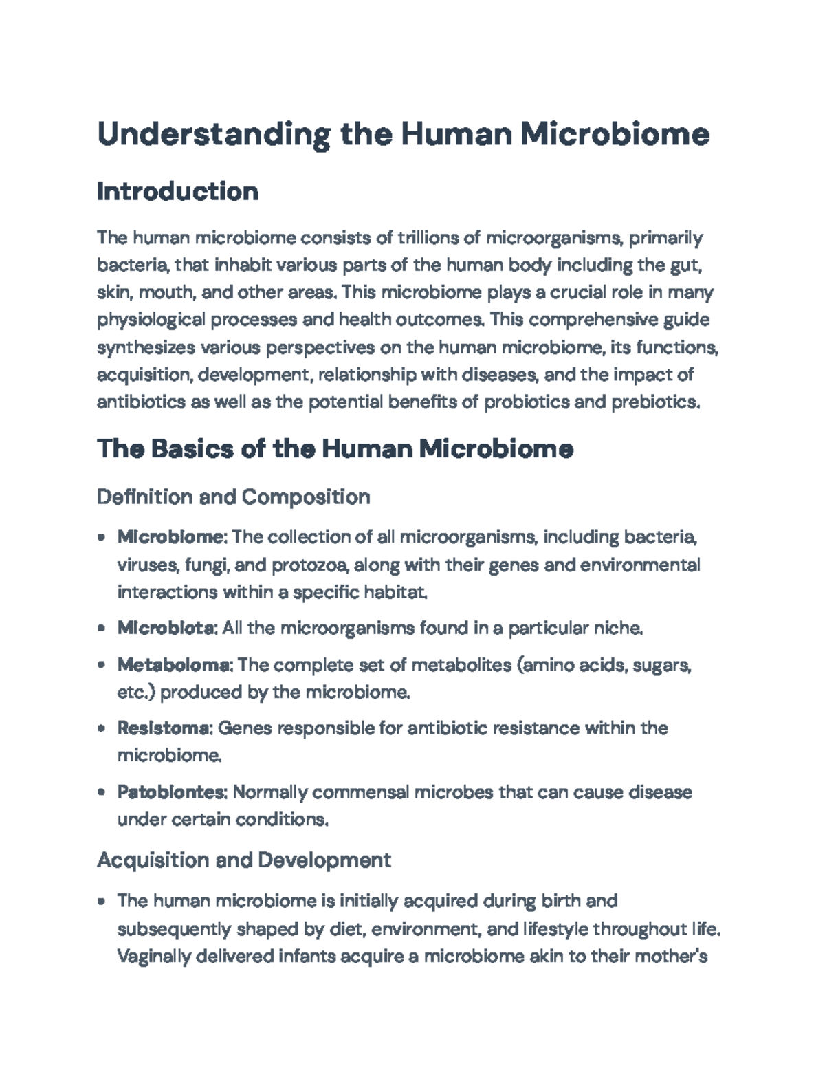 Human Microbiome Overview: Composition, Functions & Health Impacts ...