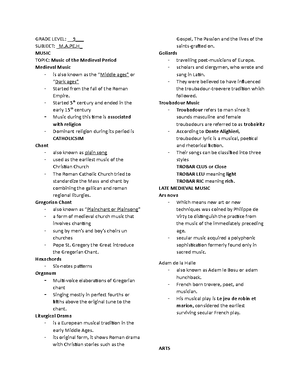 ARTS Quarter 3 Module 1 - GUIDE - 10 ARTS Quarter 3 Module 1 Media ...