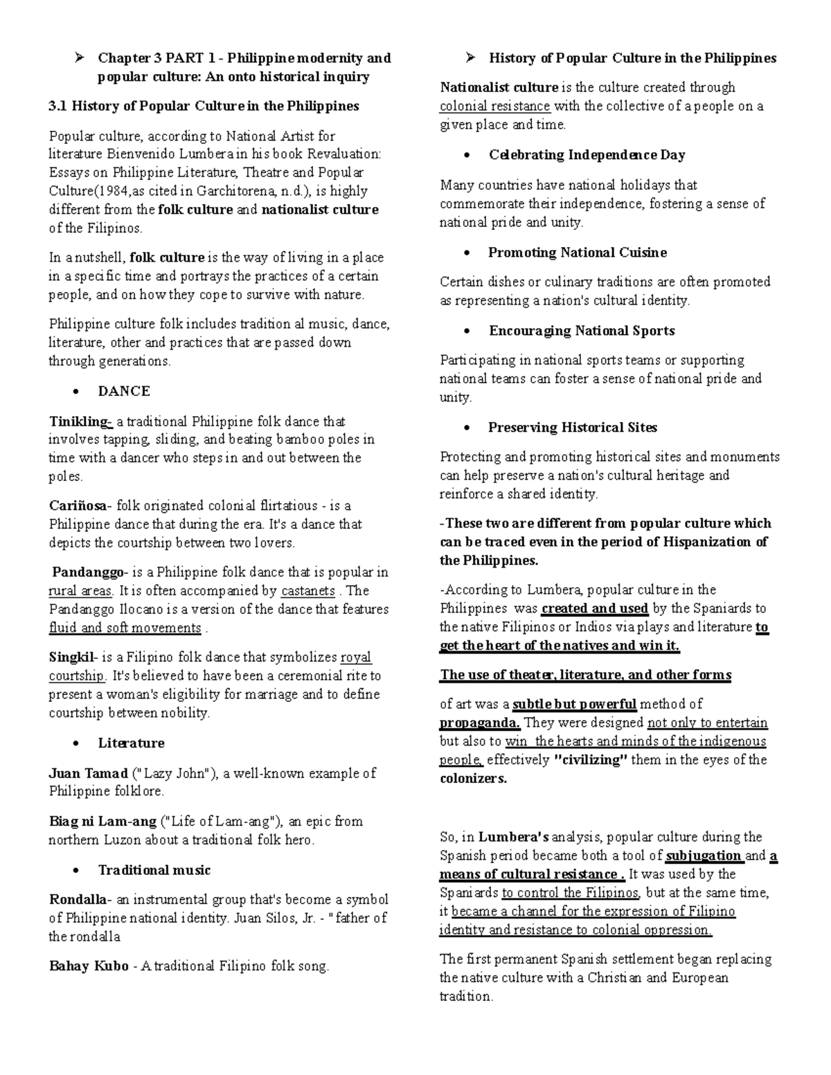 POP Culture CH3: Understanding Modernity & Its Historical Context - Studocu