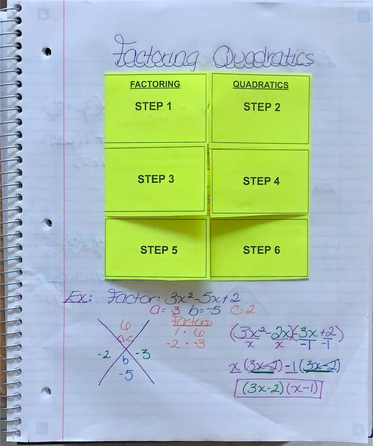 Factoring Quadratics: Step-by-Step Guide (Pg. 37-38) - Studocu
