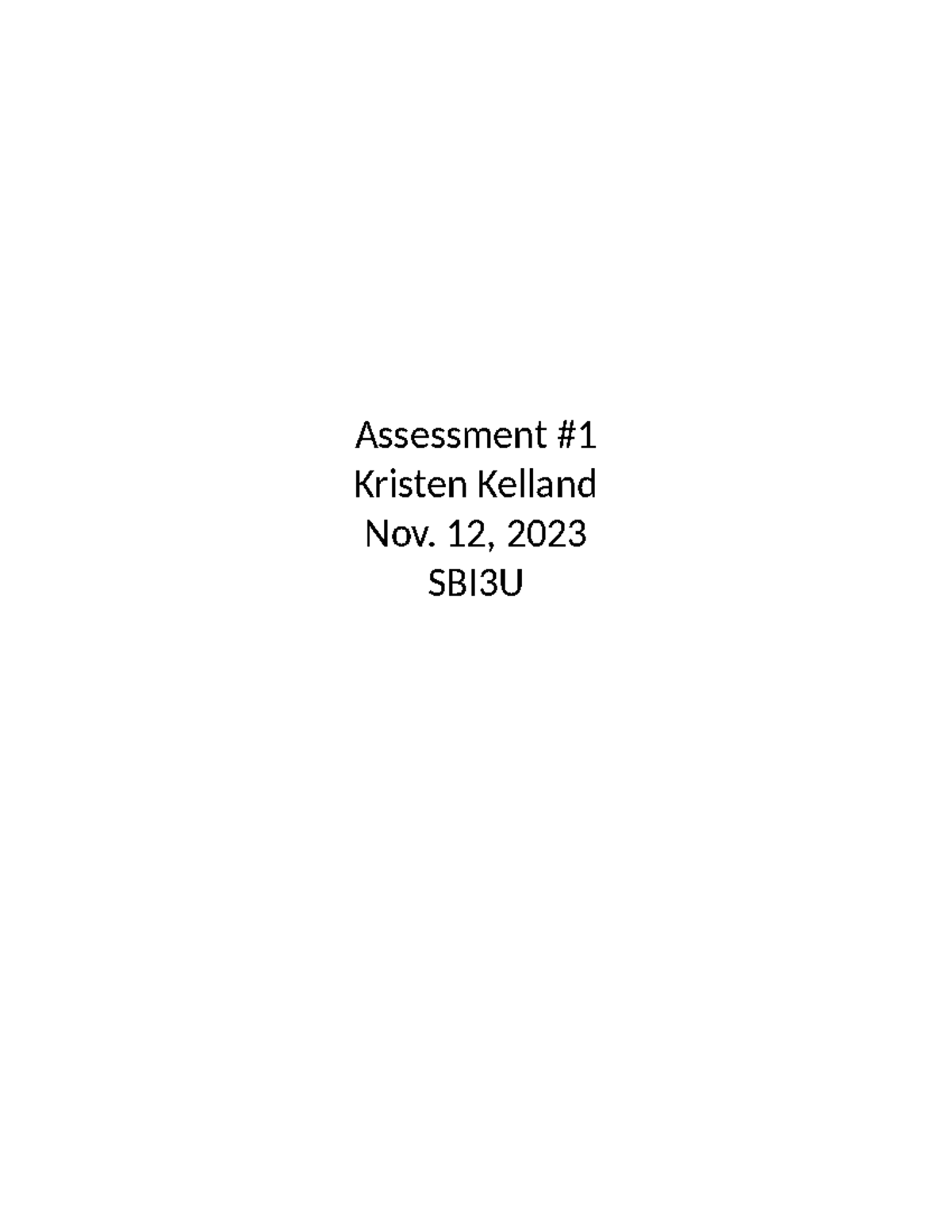 SBI3U - Assessment 1: Biology Assignment on Viruses and Bacteria - Studocu