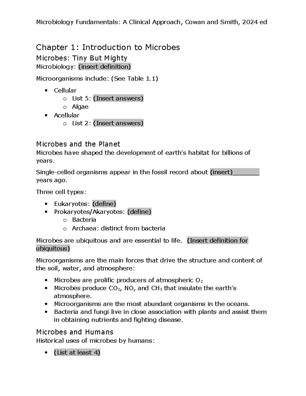 Microbiology Fundamentals: Intro to Microbes & Human Impact (2024 Ed ...
