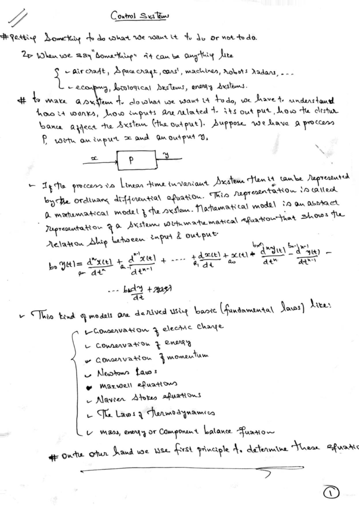 Control Systems - CVNM: Understanding System Dynamics and Modeling ...