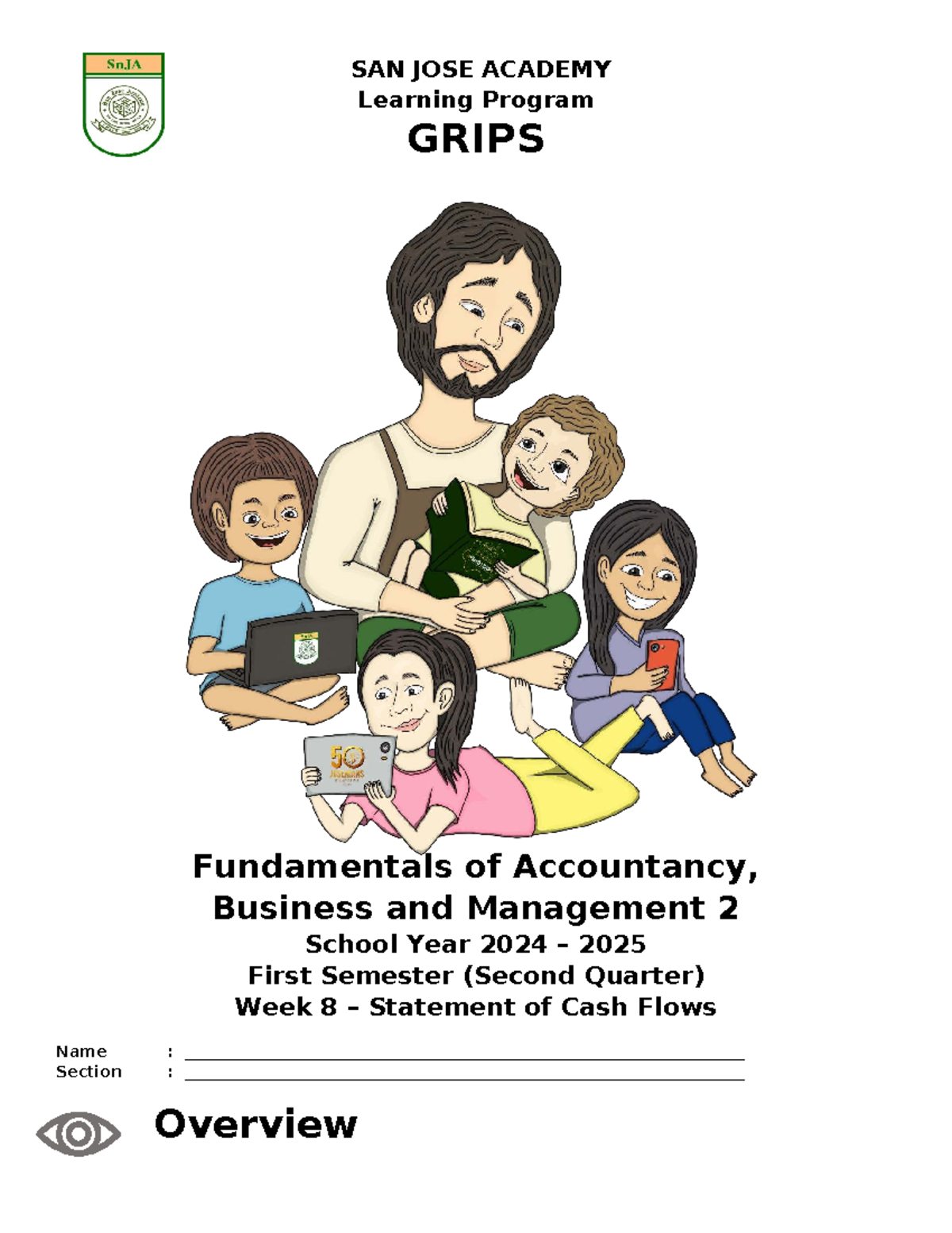 SNJA - GRIPS FABM2 Week 8 Lecture: Statement of Cash Flows Overview ...