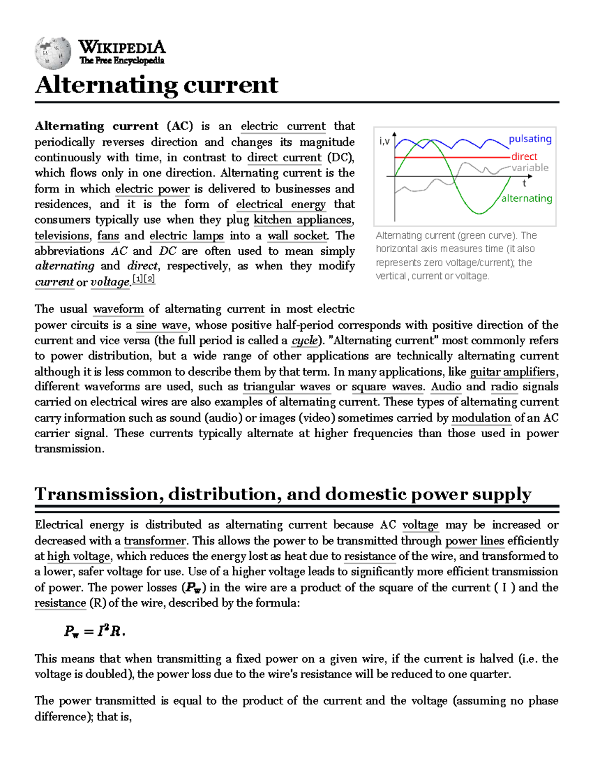 AC Fundamentals: Understanding Alternating Current and Its Applications ...