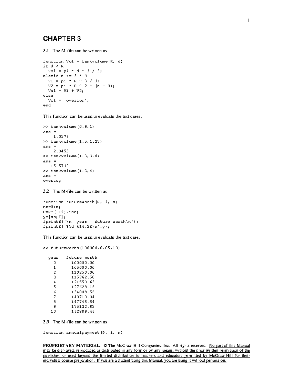 Numerical Analysis Solutions - Chapter 3 (Course Code: 1) - Studocu