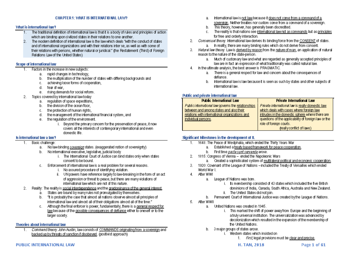 PIL 101 Comprehensive Final Exam Review Guide - Studocu