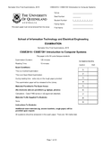 CSSE2010 - UQ - Introduction To Computer Systems - Studocu