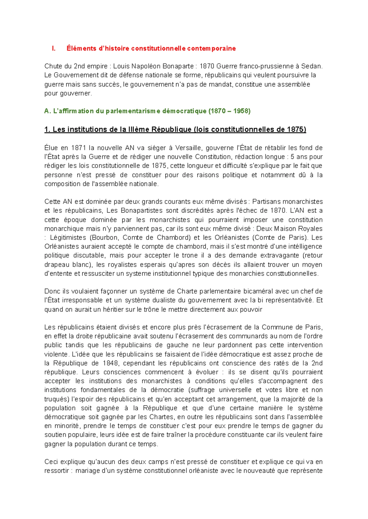 Analyse de l'Article 24 de la Constitution Française et du Parlement ...