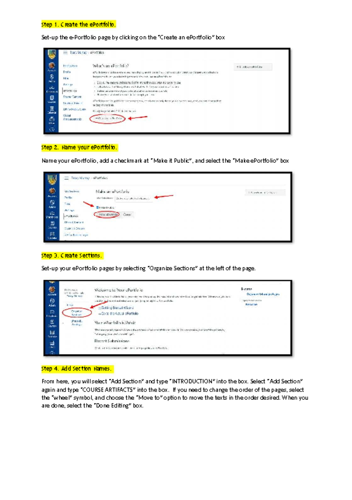 NR 509 Week 8 Assignment: Creating Your ePortfolio Guide - Studocu
