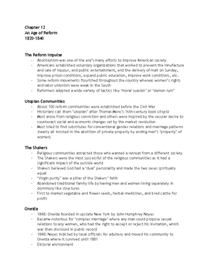 Give Me Liberty Ch. 15 Notes - Chapter 15 “What is Freedom ...