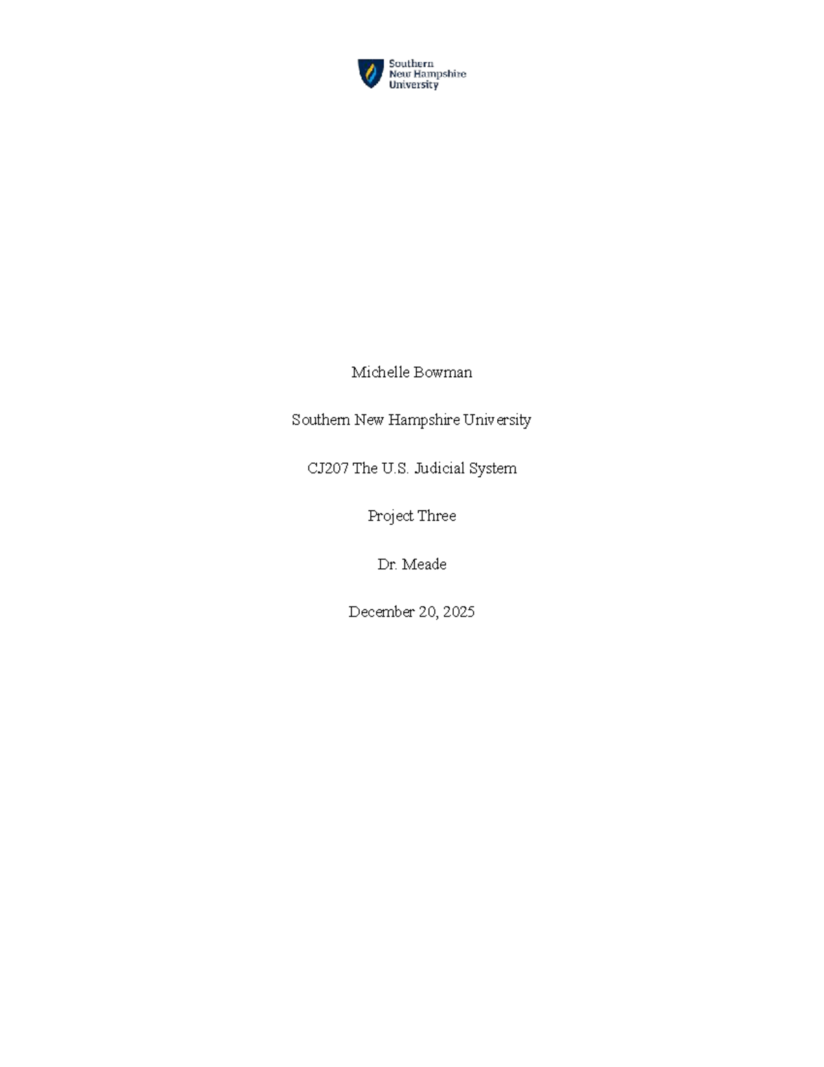CJ 207 Project Three: Landmark Supreme Court Cases Summary - Studocu