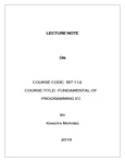 Computer Software - LECTURE NOTES Summary for CS101 Course - Studocu