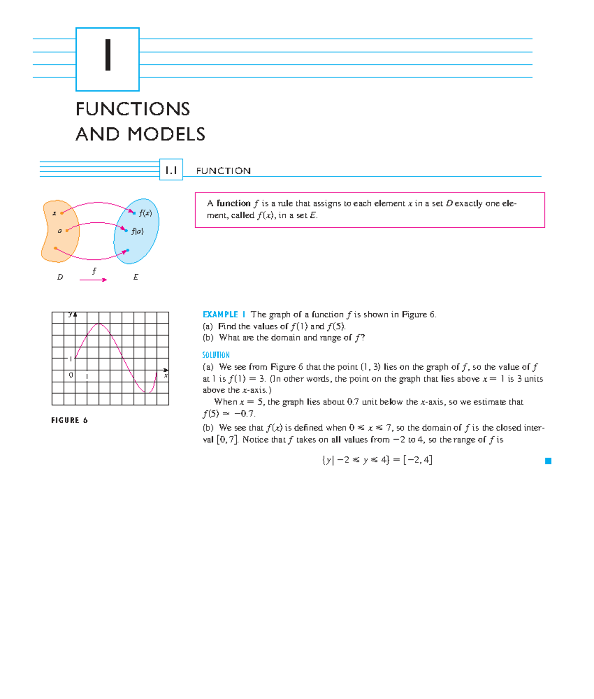 CH1 (Part One) - Functions and Models in Calculus - Studocu