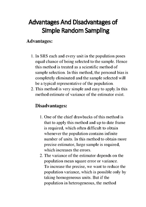 Lottery method for selecting simple random sampling - Lottery Method It ...
