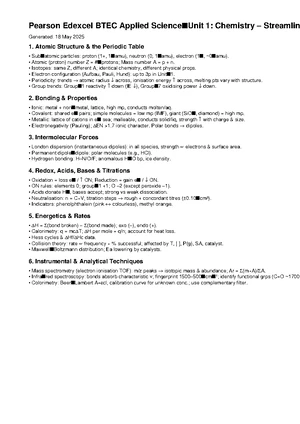 BTEC Level 3 Applied Science Unit 6: Investigative Project Overview ...