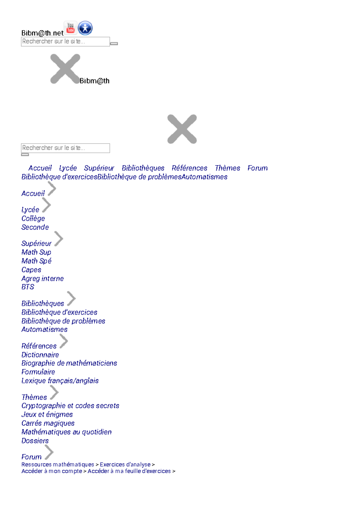 Bibmath - Exercices Corrigés sur les Différentielles - Maths - Studocu